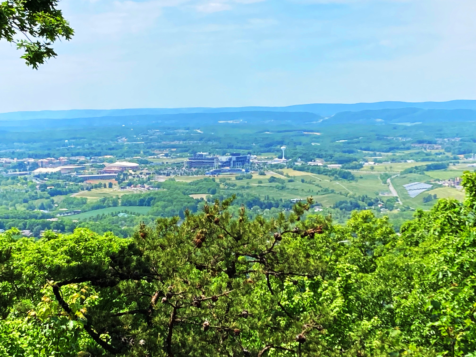 PSU, State College, and Happy Valley from Mike Lynch Overlook_smaller ...